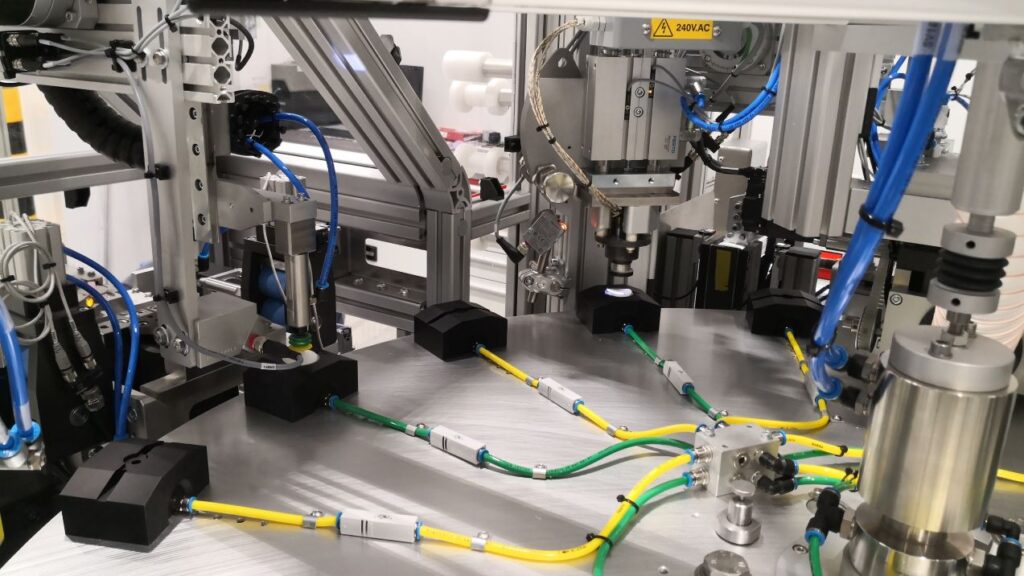 Medical Filter Assembly Machine for Overmoulding | RNA Automation