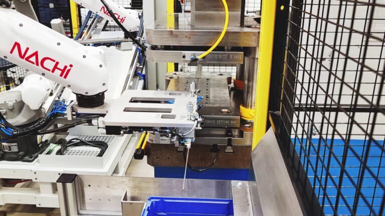 Automated Robot Loading for Dimpling Process - RNA Automation